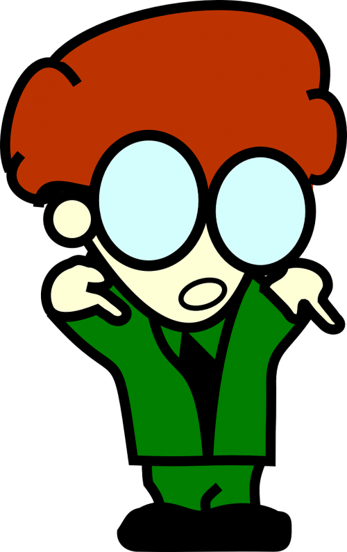 Nerd Cartoon Geek - Geek Cartoon Png Clipart - Full Size Clipart ...