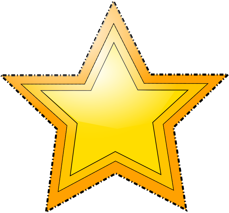 Gold Star Good Job Png Clipart - Full Size Clipart (#5349357) - PinClipart
