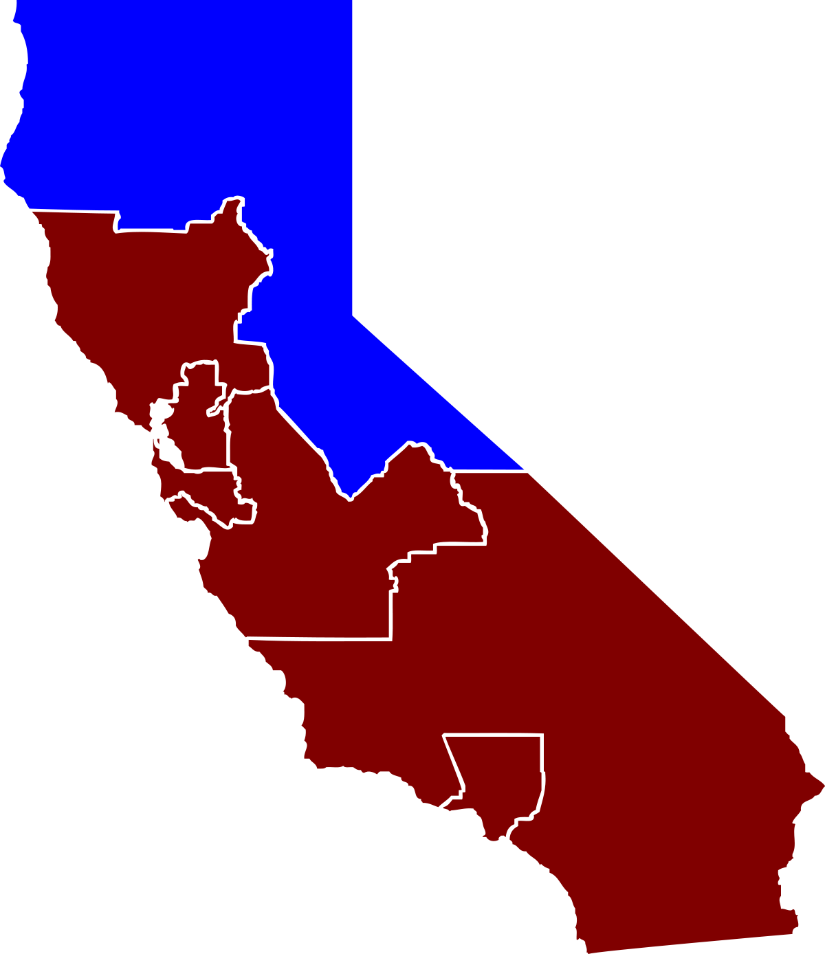 California's 28th Congressional District Map Clipart - Full Size ...