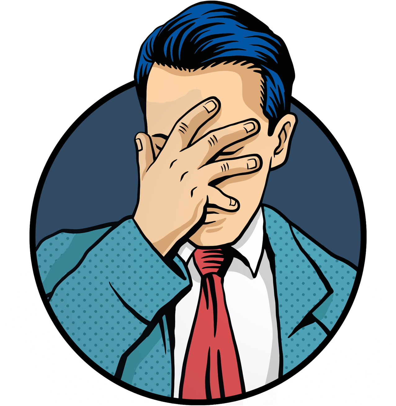 Download Transparent Facepalm Clipart - Disappointed Png (#5351104 ...