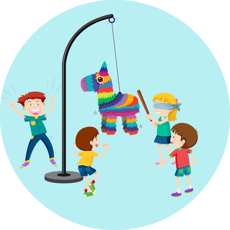 Breaking Pinata Clipart - Png Download - Full Size Clipart (#5351771 ...