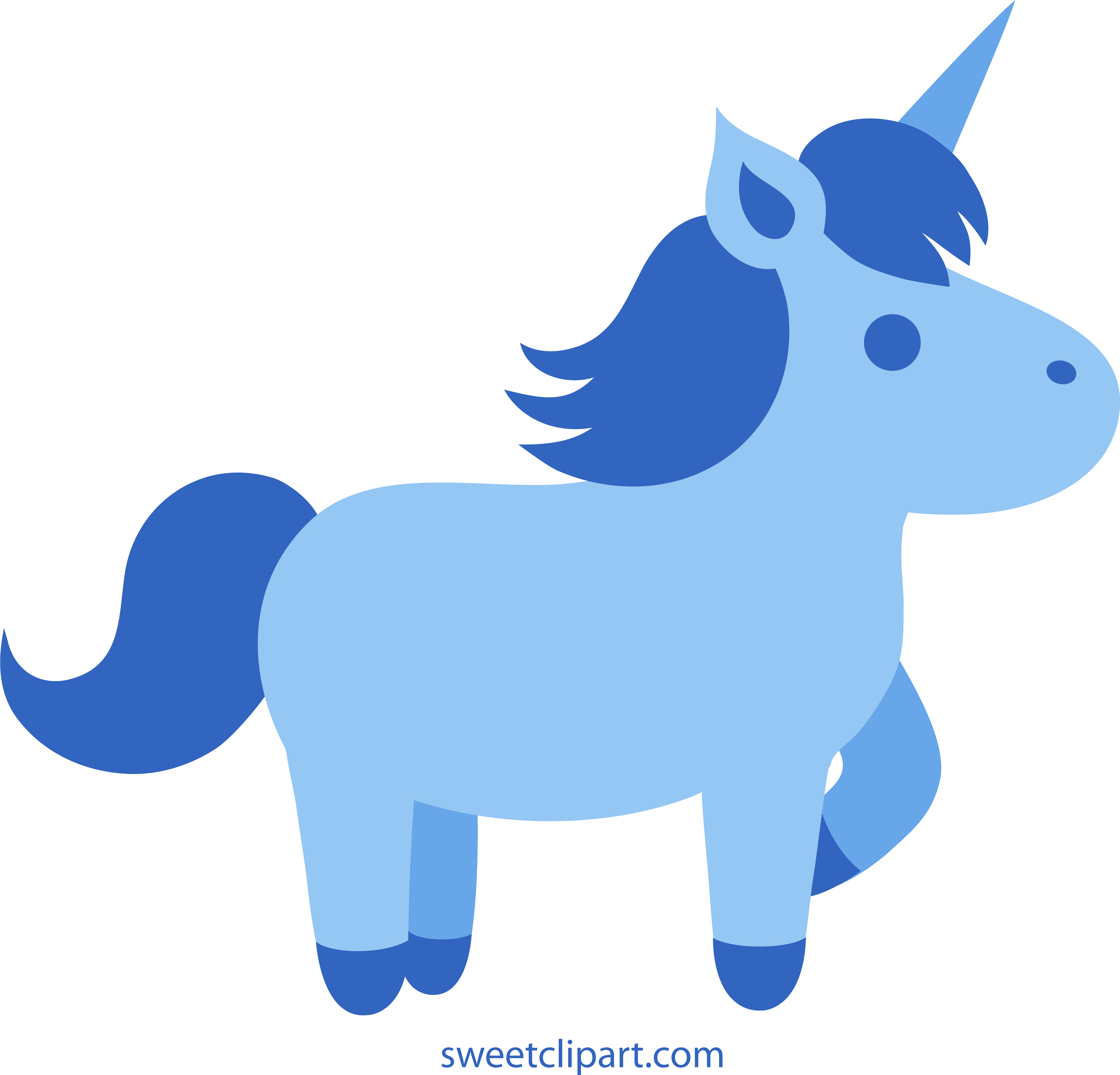 Llama Clipart Unicorn - Cute Black Horse Clipart - Png Download - Full ...
