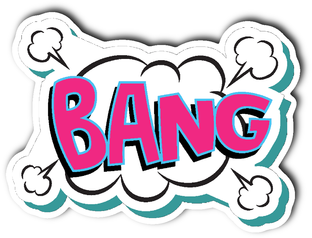 Comic Book Stickers Png Clipart - Full Size Clipart (#5352602) - PinClipart