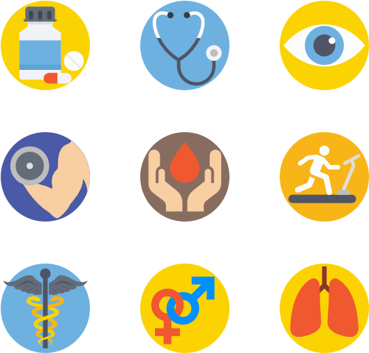 204224 Medical Elements Pack - Transparent Background Medical Icons Png ...