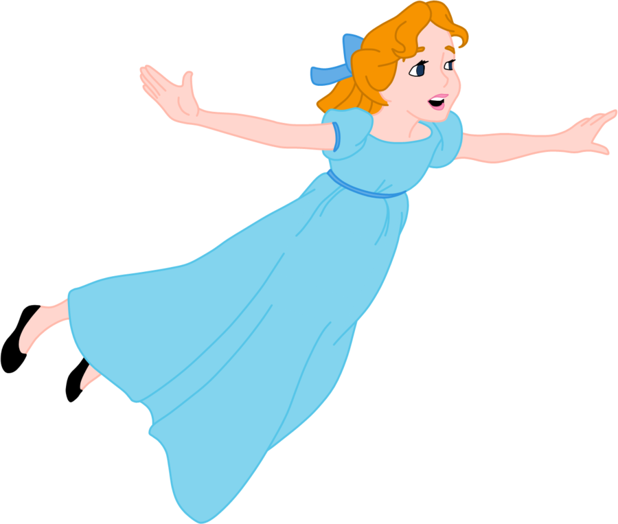 Transparent Peter Pan Png - Tinkerbell Wendy Peter Pan Clipart - Full ...