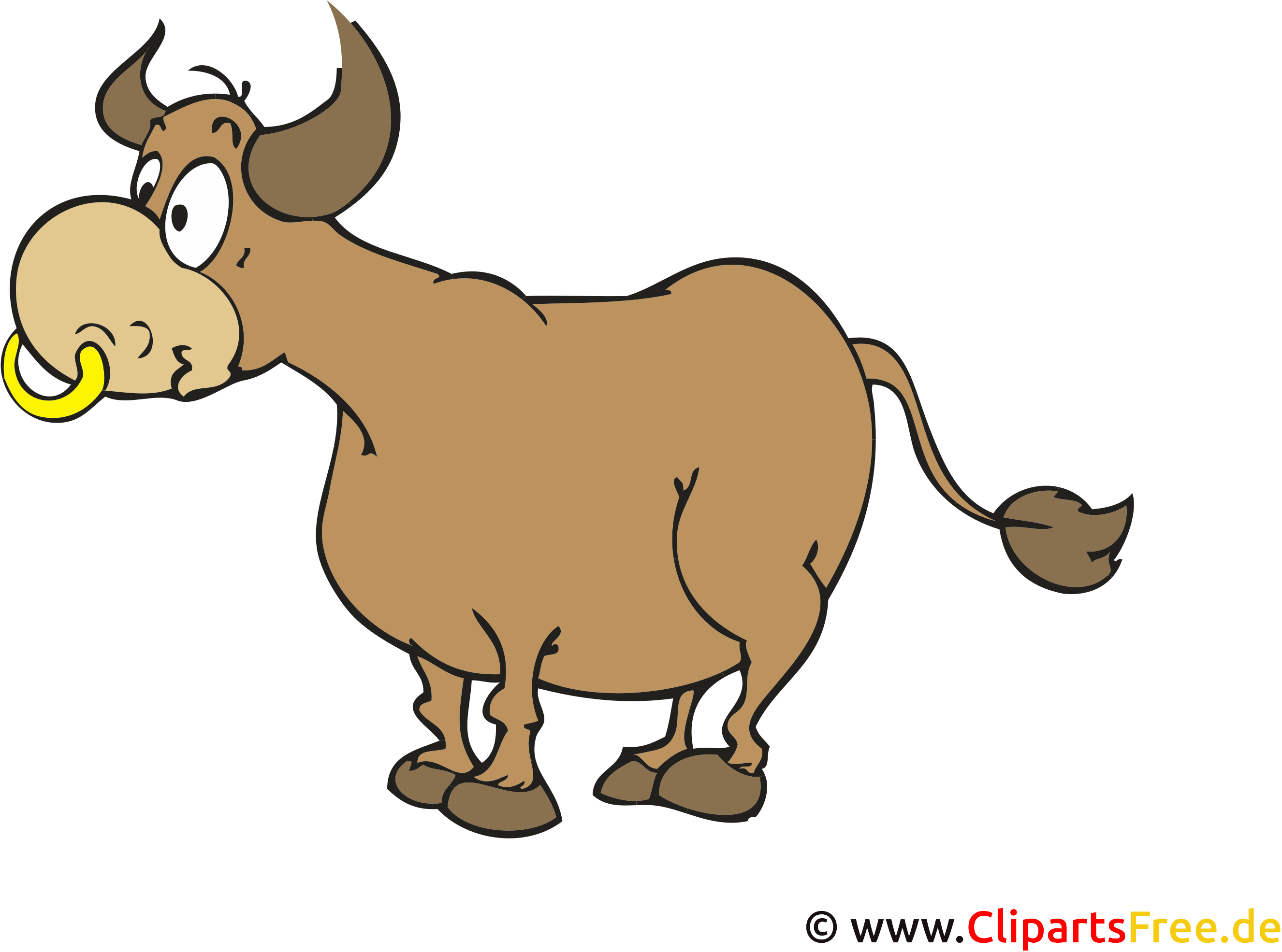 Ox Image, Clip Art, Illustration, Cartoon - Ochs Clipart - Png Download ...