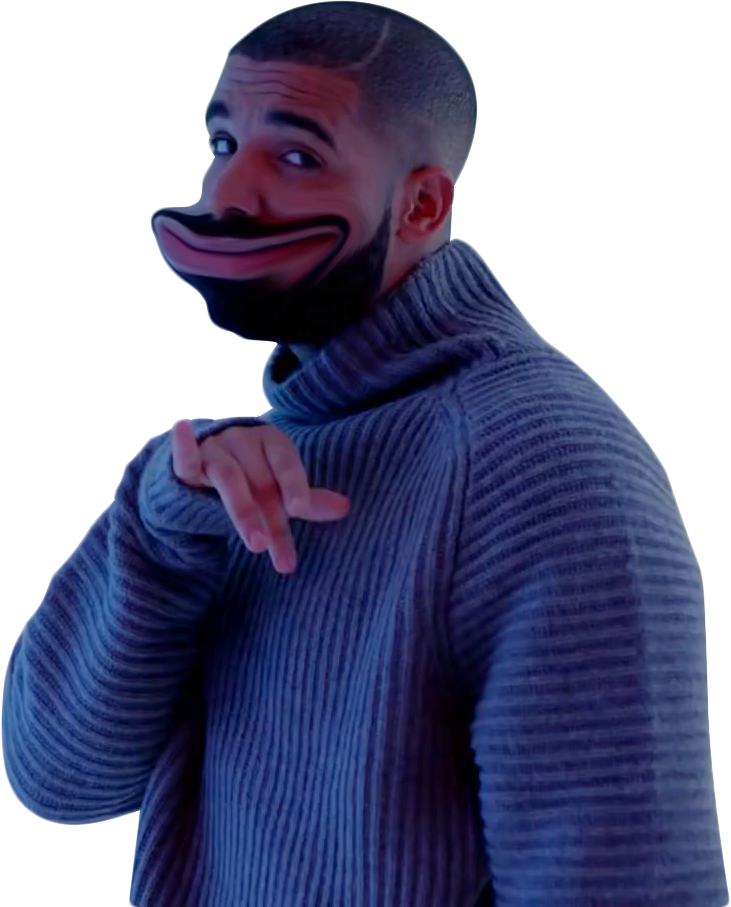 Drake Hotline Bling Okeh Records Down In The Dumps - Clipart Drake ...