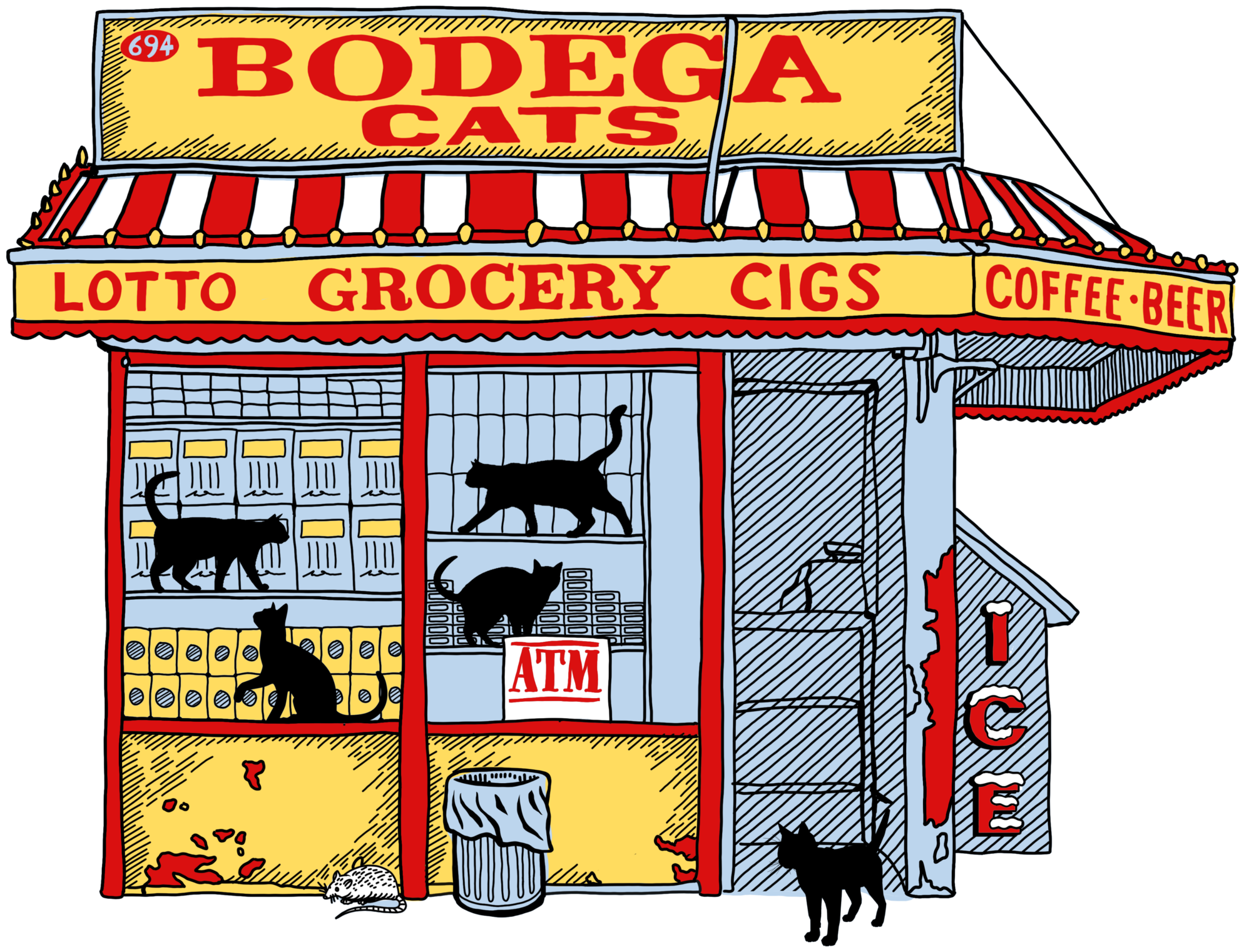 Transparent Storefront Clipart - Bodega Clipart - Png Download - Full ...