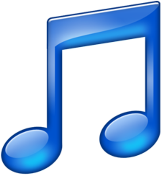 Music Icon - Blue Music Note Png Clipart - Full Size Clipart (#5358444 ...