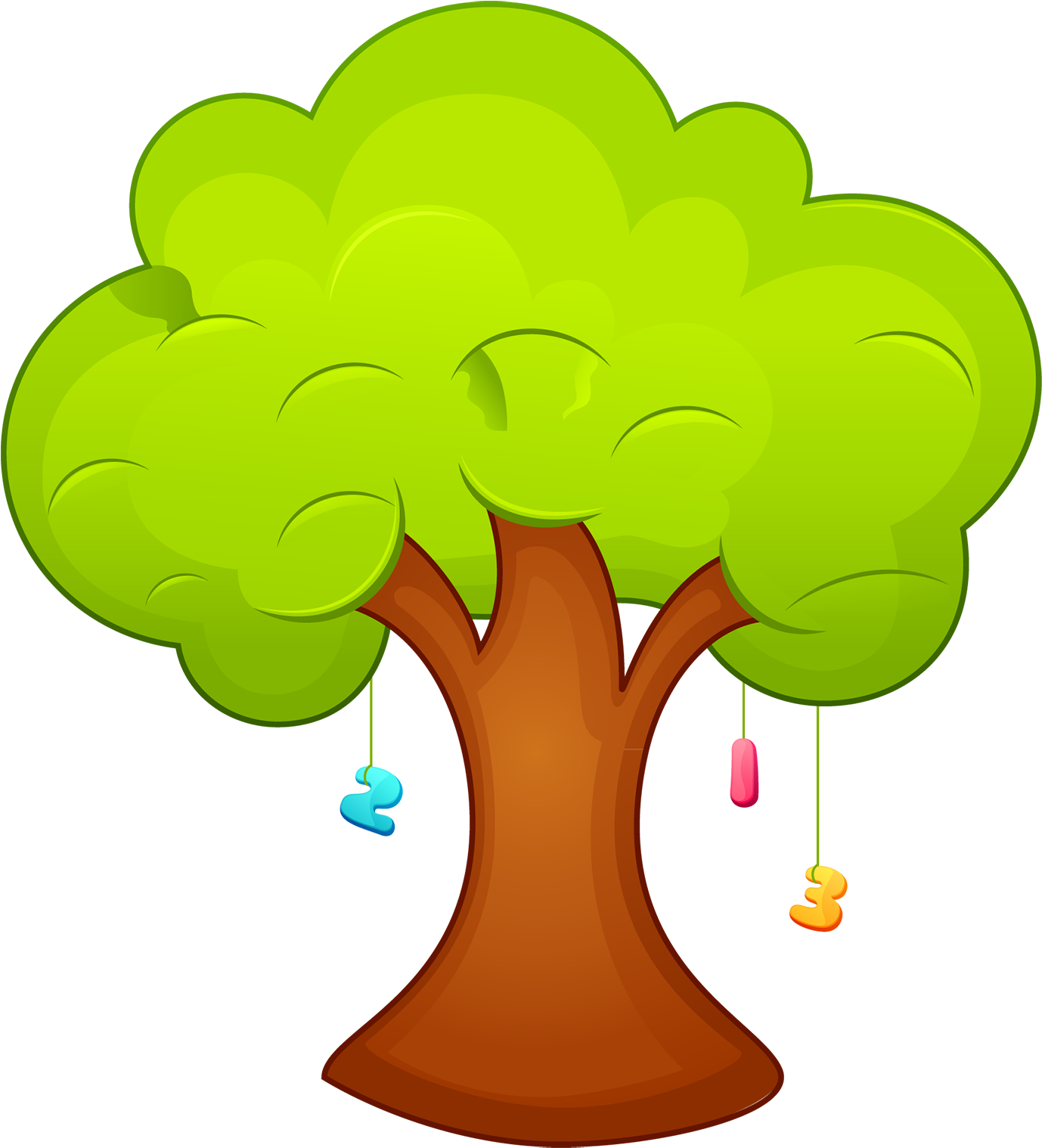 Download Cute Fall Tree Clipart Png Black And White Stock Cartoon ...