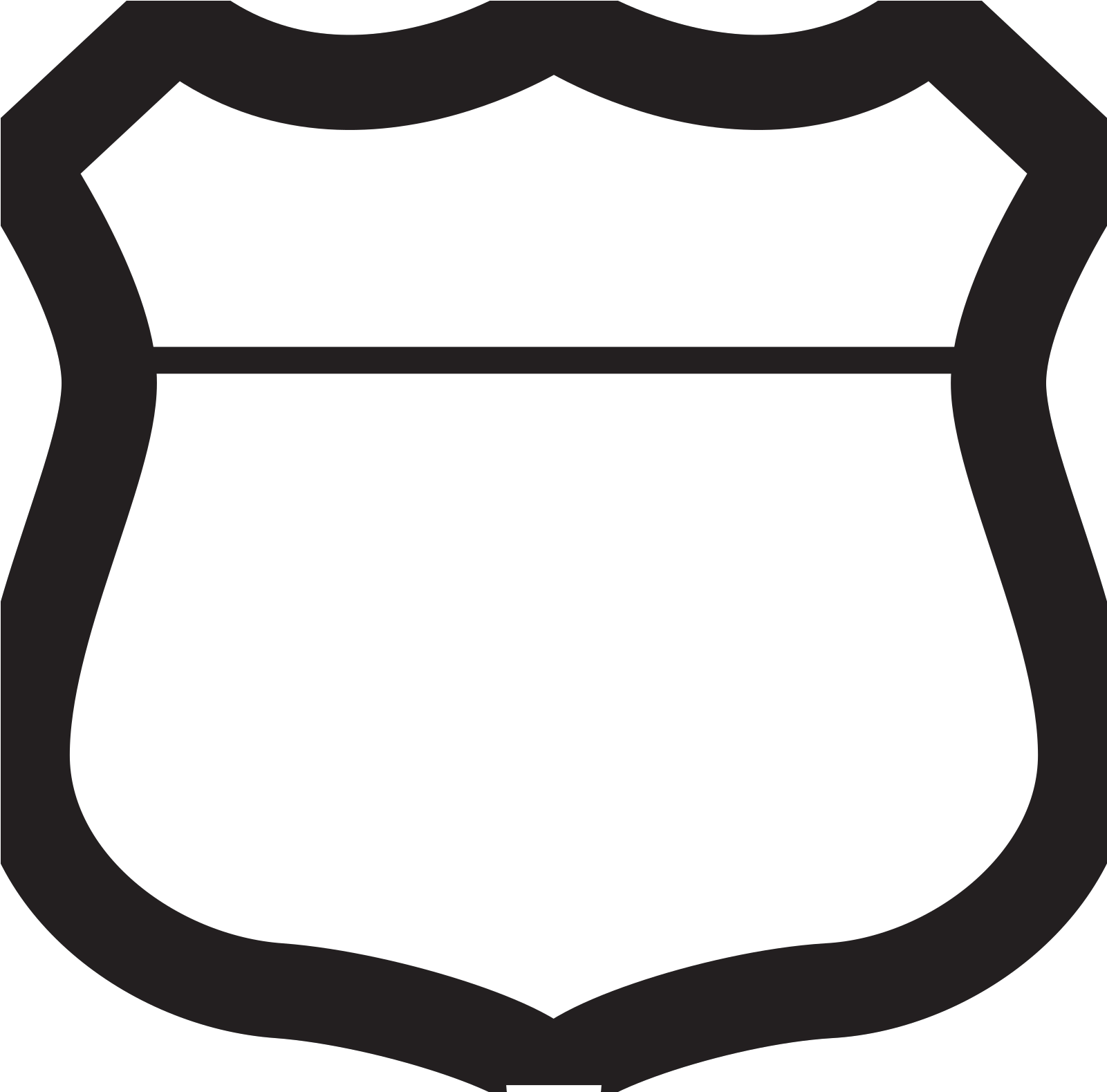 Download Interstate Sign Clipart Black - Png Download (#5359292 ...