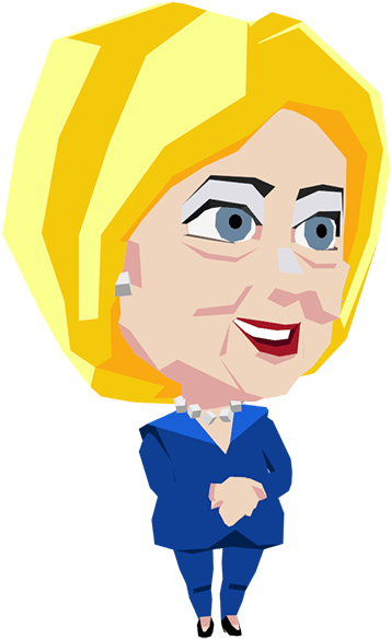 Download Hillary Clinton Caricature - Cartoon Clipart (#5359720 ...