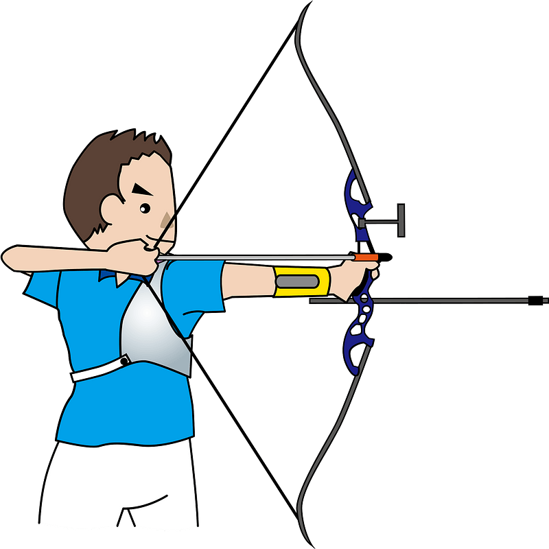 Archery Sports Clipart - Target Archery - Png Download - Full Size ...