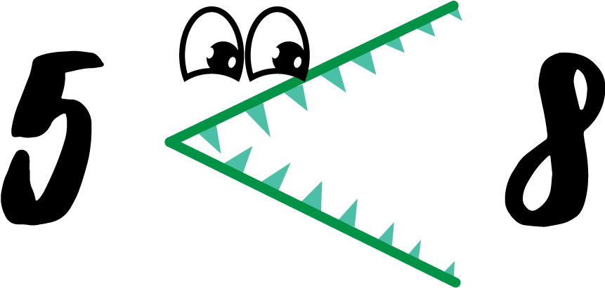 Greater Than And Less Than Symbols And Meanings Clipart