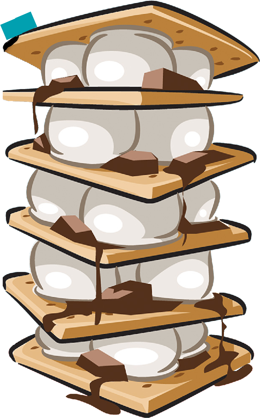 Smores Clipart - Png Download - Full Size Clipart (#5362913) - PinClipart