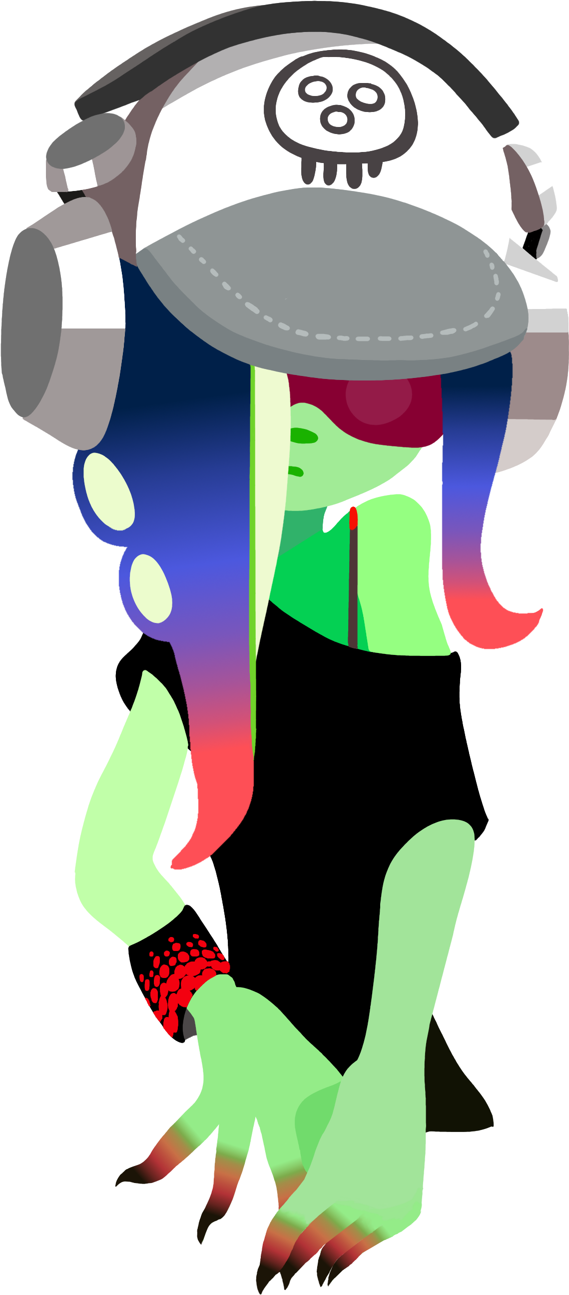 Paintbrush Vector Splatoon - Splatoon 2 Octo Expansion Fan Art Clipart ...