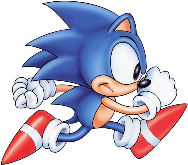 Sonic The Hedgehog Png - Classic Sonic The Hedgehog Running Clipart ...
