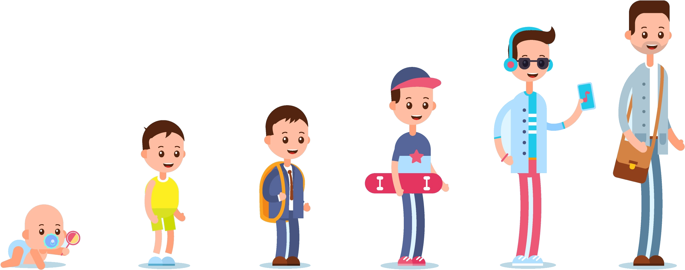 Download Life Cycle From Baby To Old Age Clipart (#5363605) - PinClipart