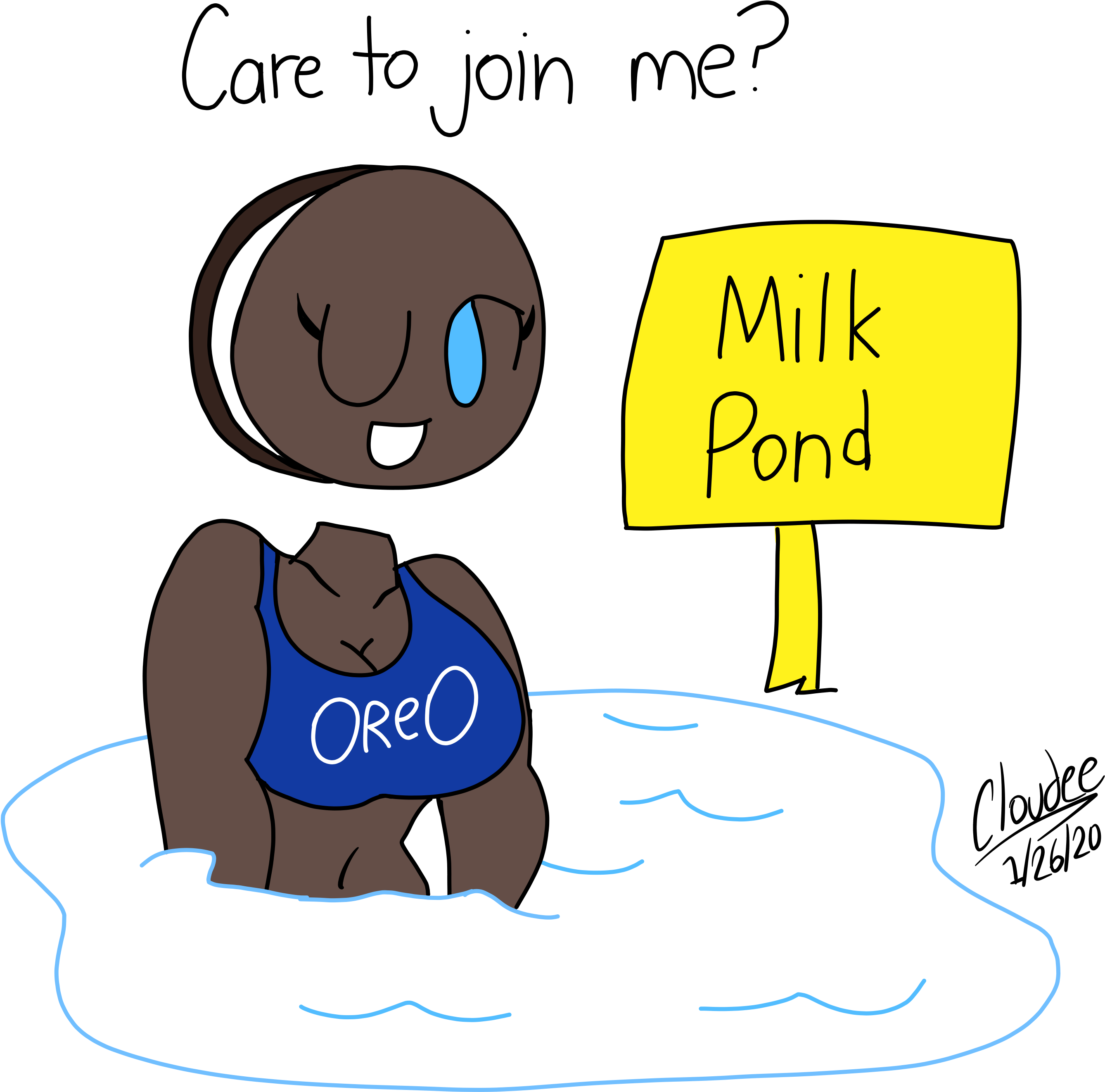 Milk Pond - Cartoon Clipart - Full Size Clipart (#5363704) - PinClipart