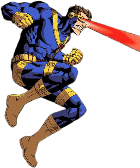 X Men Cyclops Light Energy - Xmen Cyclops Comic Art Clipart - Full Size ...