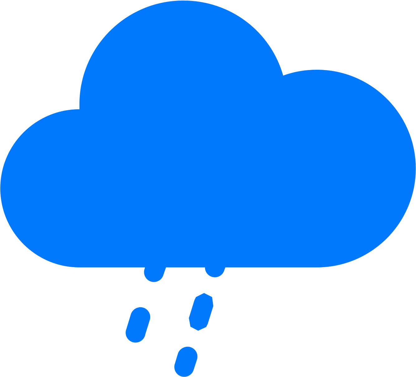 Blue Cloud Download Icon Clipart - Full Size Clipart (#5365909 ...