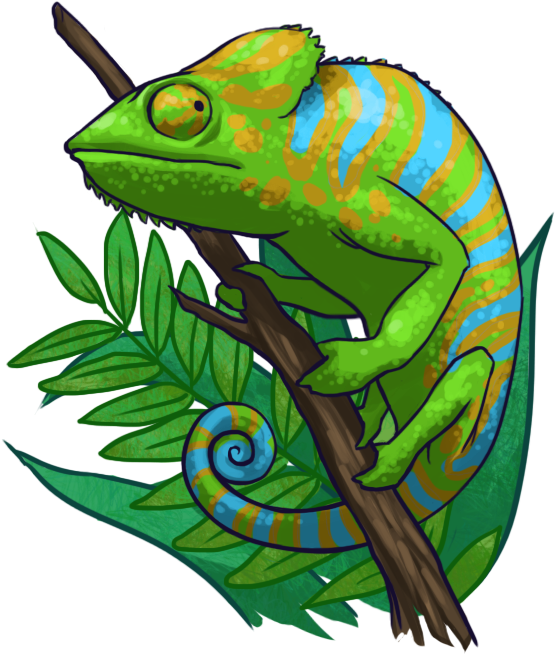 Download Transparent Chameleon Clipart - Png Download (#5366912 ...