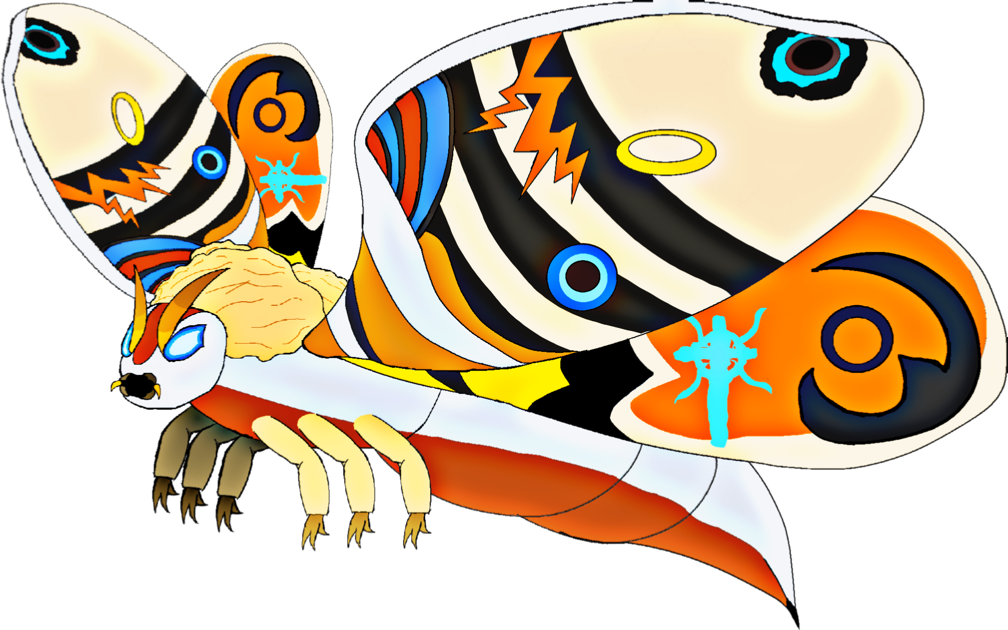 Mothra Leo Ultimate Mothra Respect Thread Clipart - Full Size Clipart ...