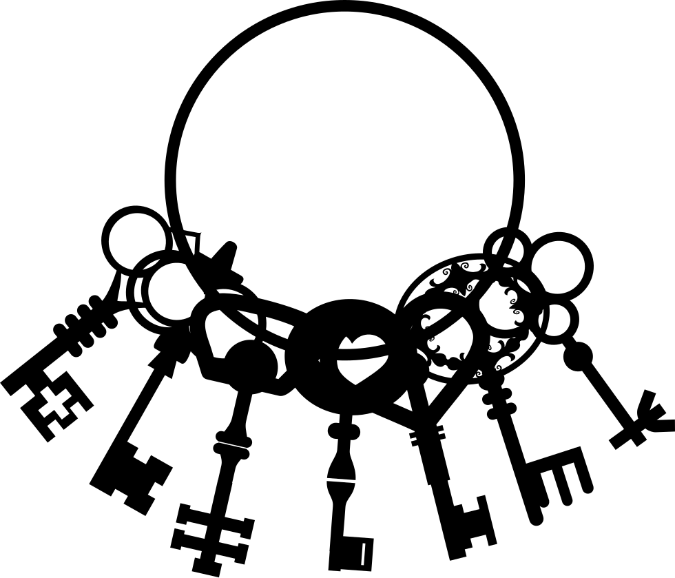 Keys Hanging Png - Seven Keys Png Clipart - Full Size Clipart (#5367266 ...