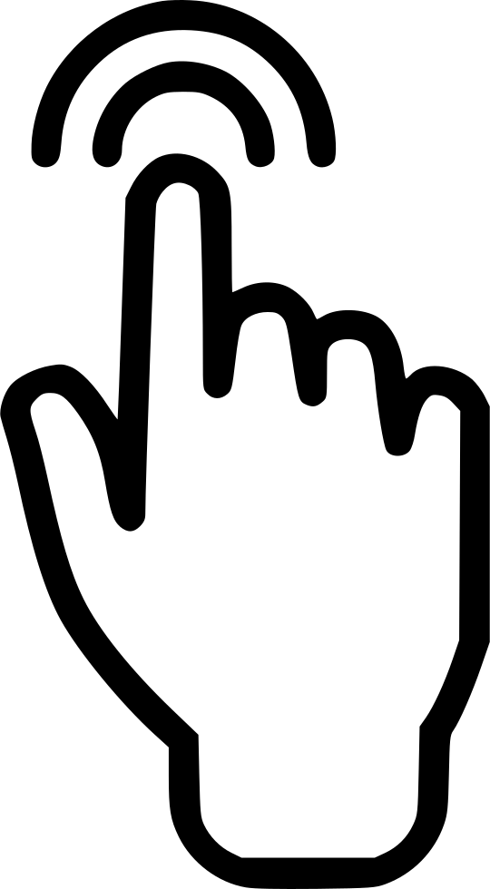 Hand Sign Png - Finger Screen Icon Png Clipart - Full Size Clipart ...