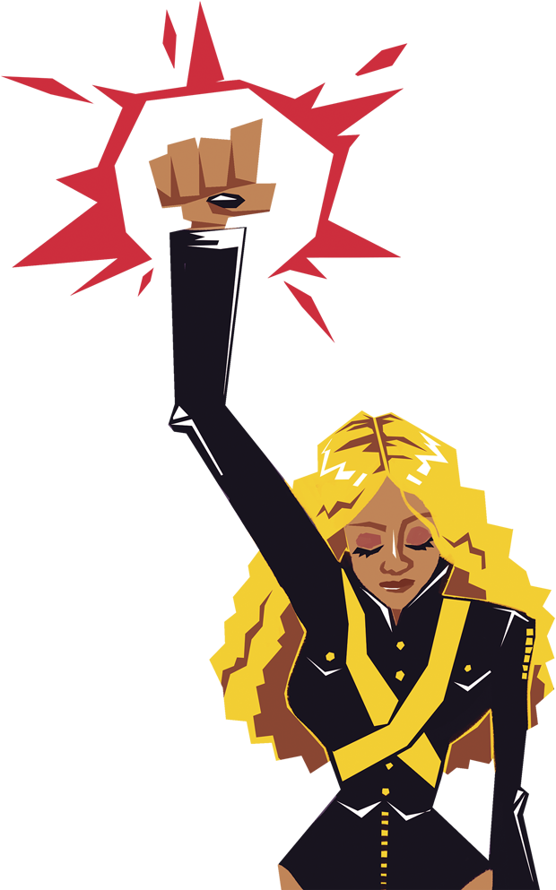 Illustration By Brittany England/the Pioneer - Beyonce Clipart - Png ...