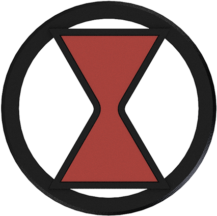 Black Widow Symbol Clipart Graphic Freeuse Black Widow - Emblem - Png ...