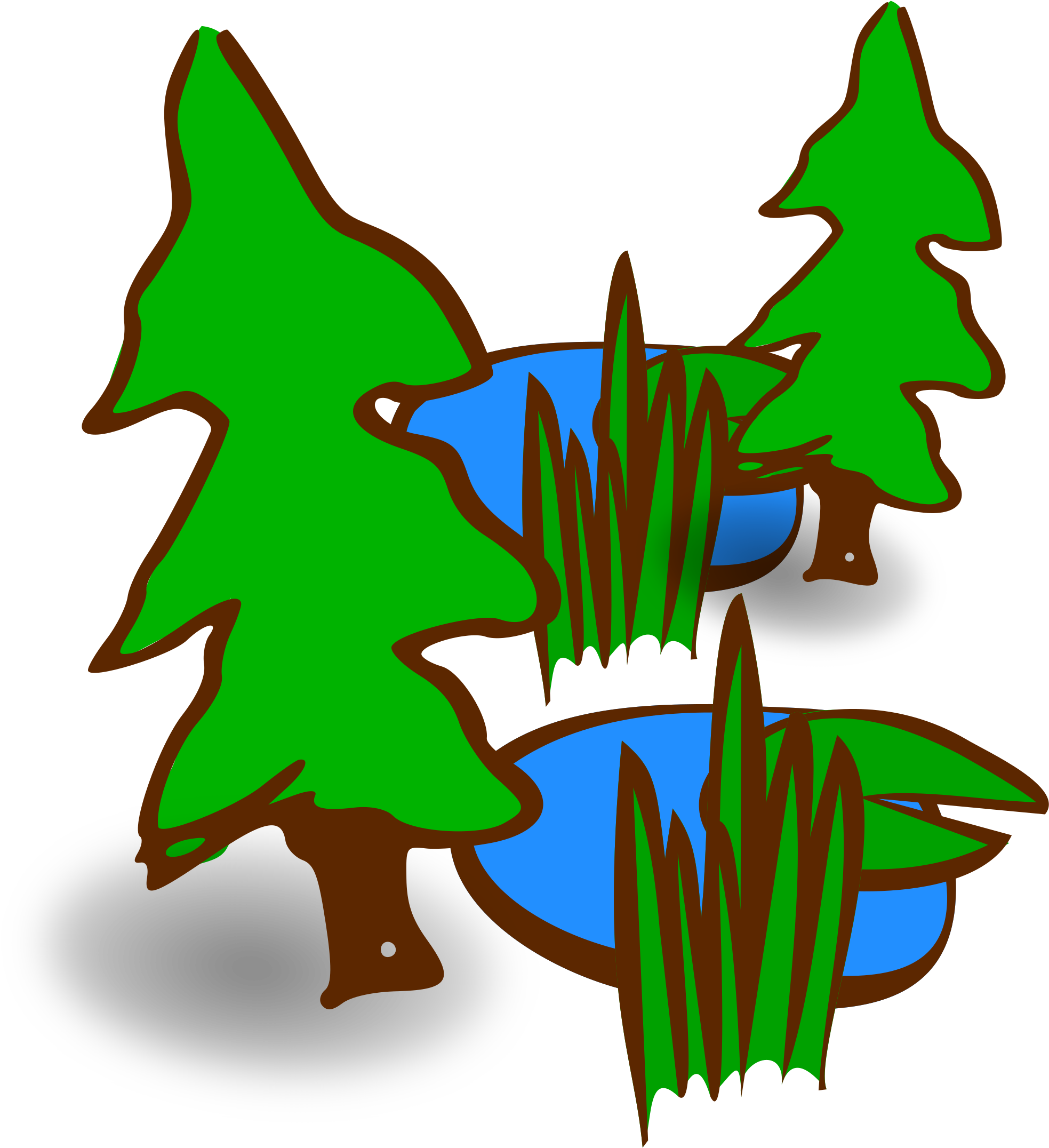Download Swamp Clipart Moor - Marsh Clip Art - Png Download (#5377710 ...