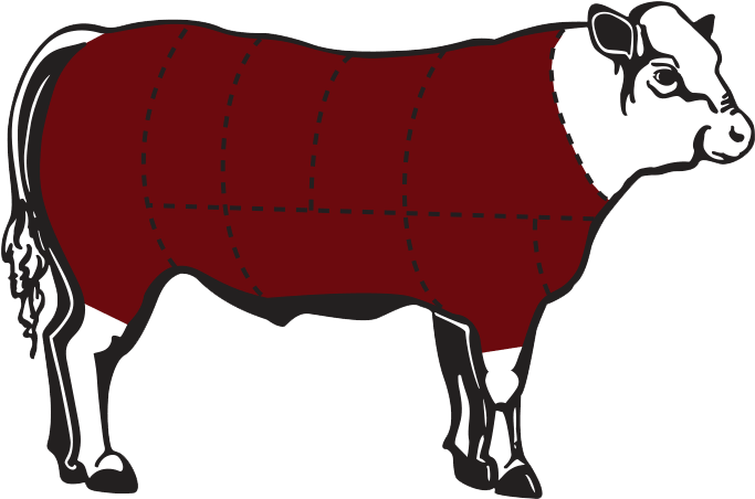 Split Side Of Beef Clipart Svg Transparent Purchase - Cattle - Png ...