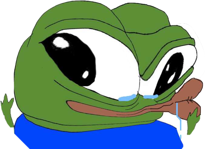 Pepe The Frog Distorted Clipart - Full Size Clipart (#5380559) - PinClipart