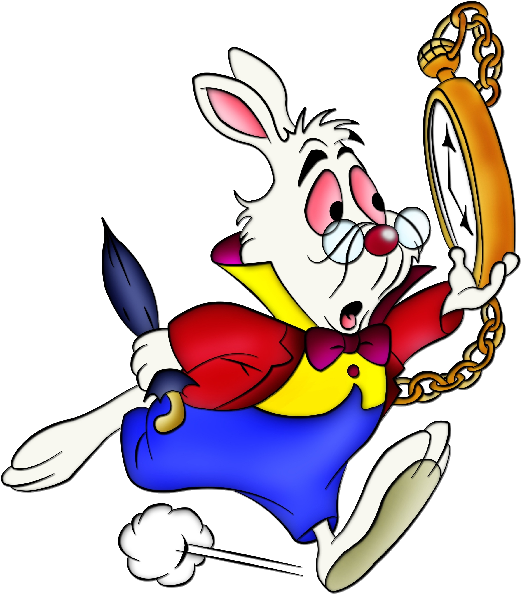Download Alice In Wonderland Cartoon Character On A Transparent - White ...