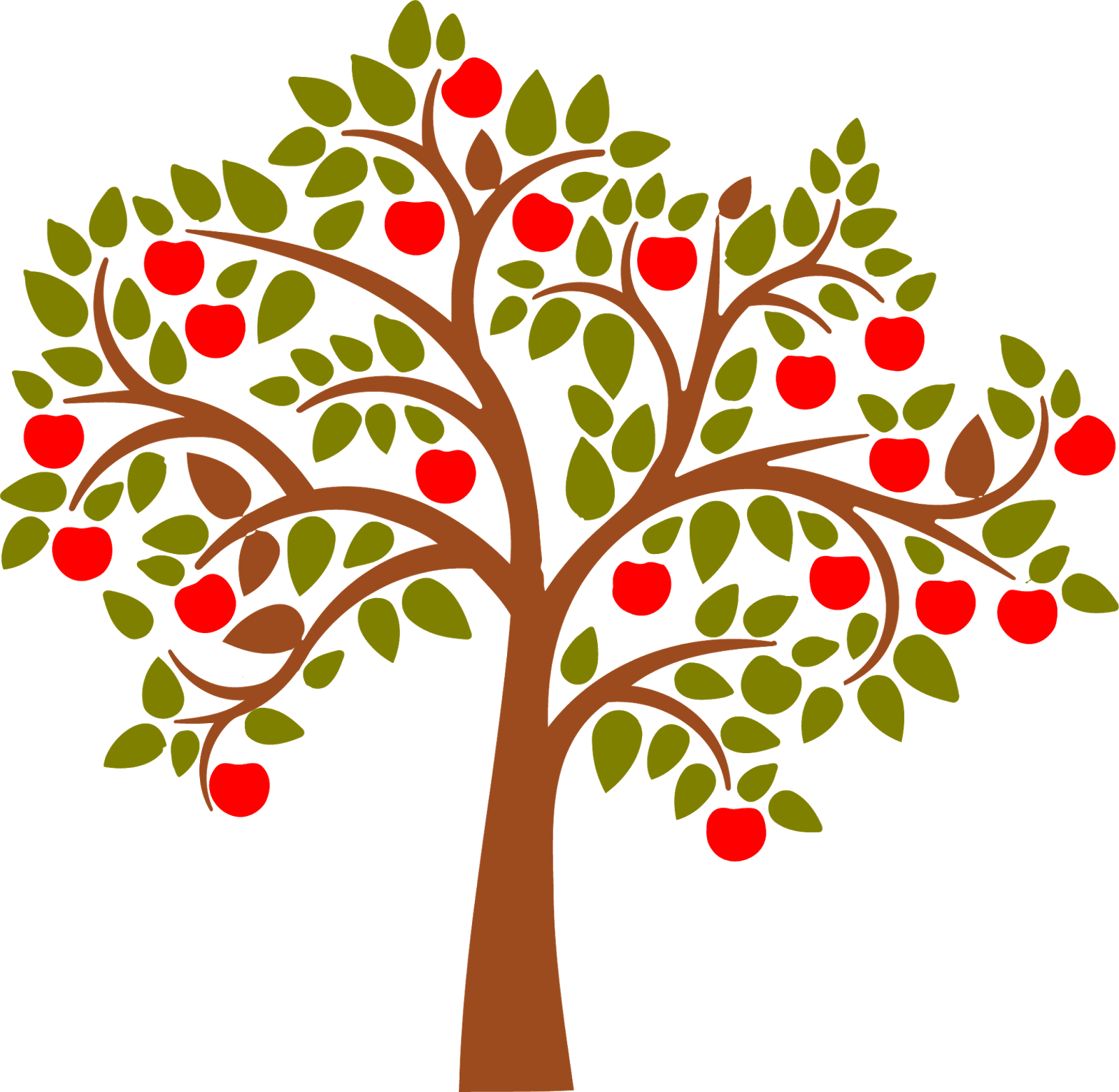 Apple Tree Clipart Banner Library Stock Green Apple - Apple Tree Vector ...
