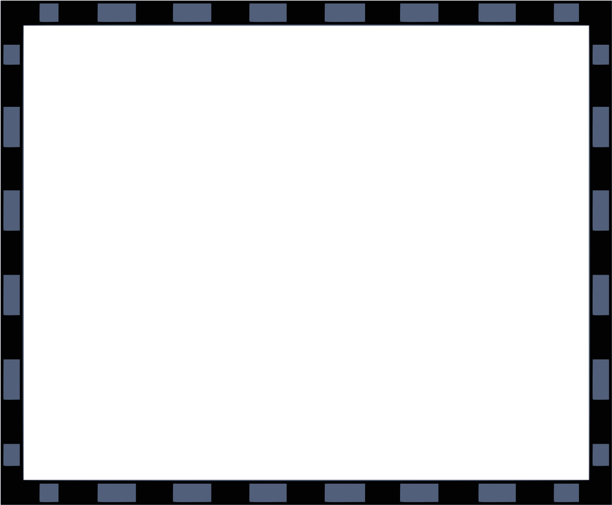 Blue Border Svg Clip Arts - Png Download - Full Size Clipart (#5384431 ...