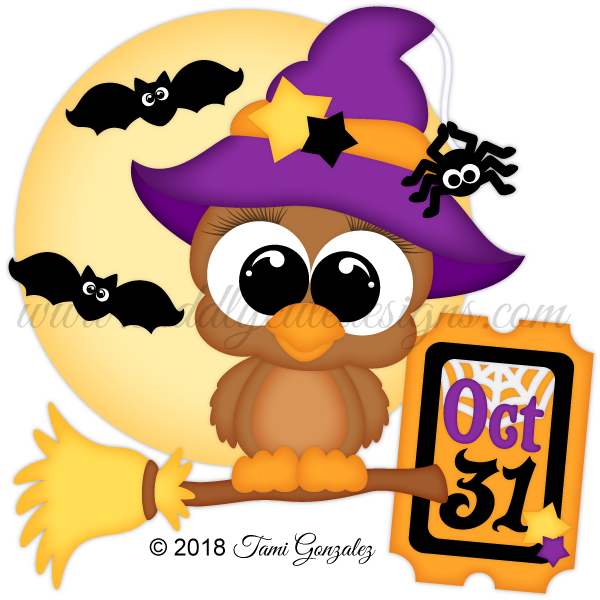 Halloween Owl Clipart - Full Size Clipart (#5385493) - PinClipart