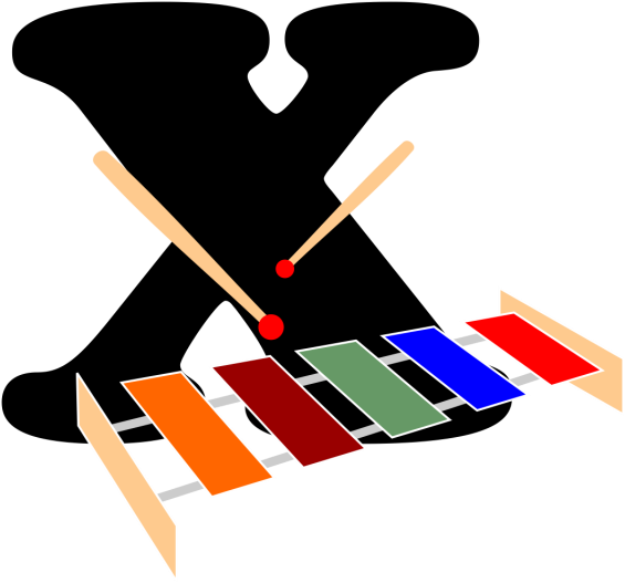 English Alphabet With Picture Letter X, 26 English - Letter X Clipart ...
