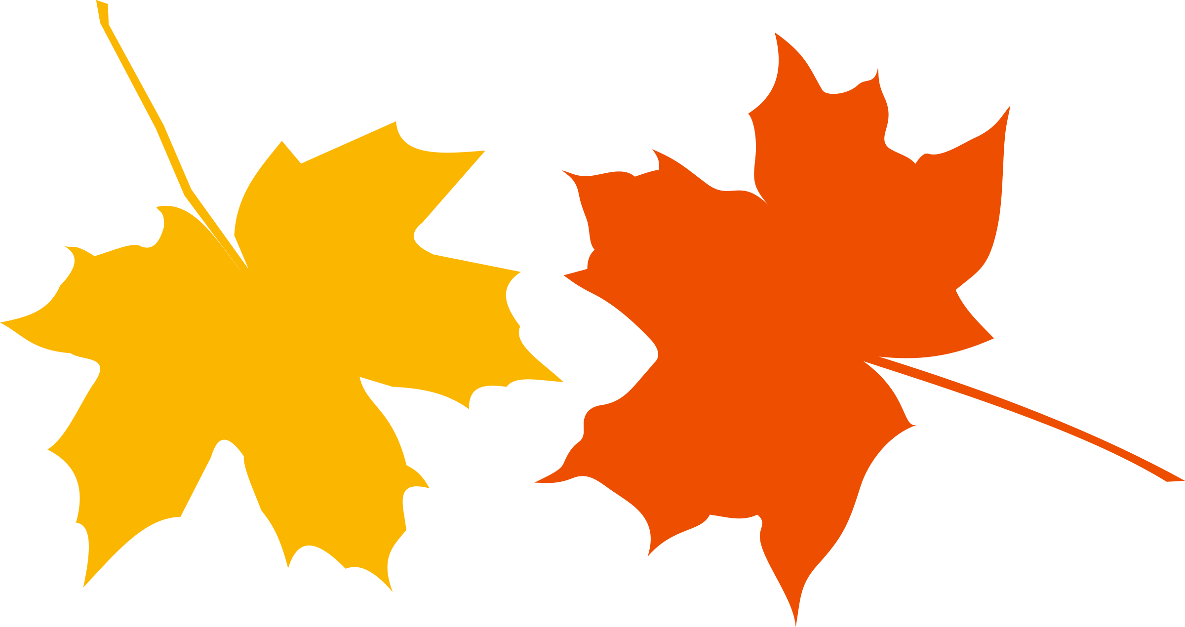 Autumn Ladies And Gentlemen Clip Arts - Maple Leaves Vector Png ...