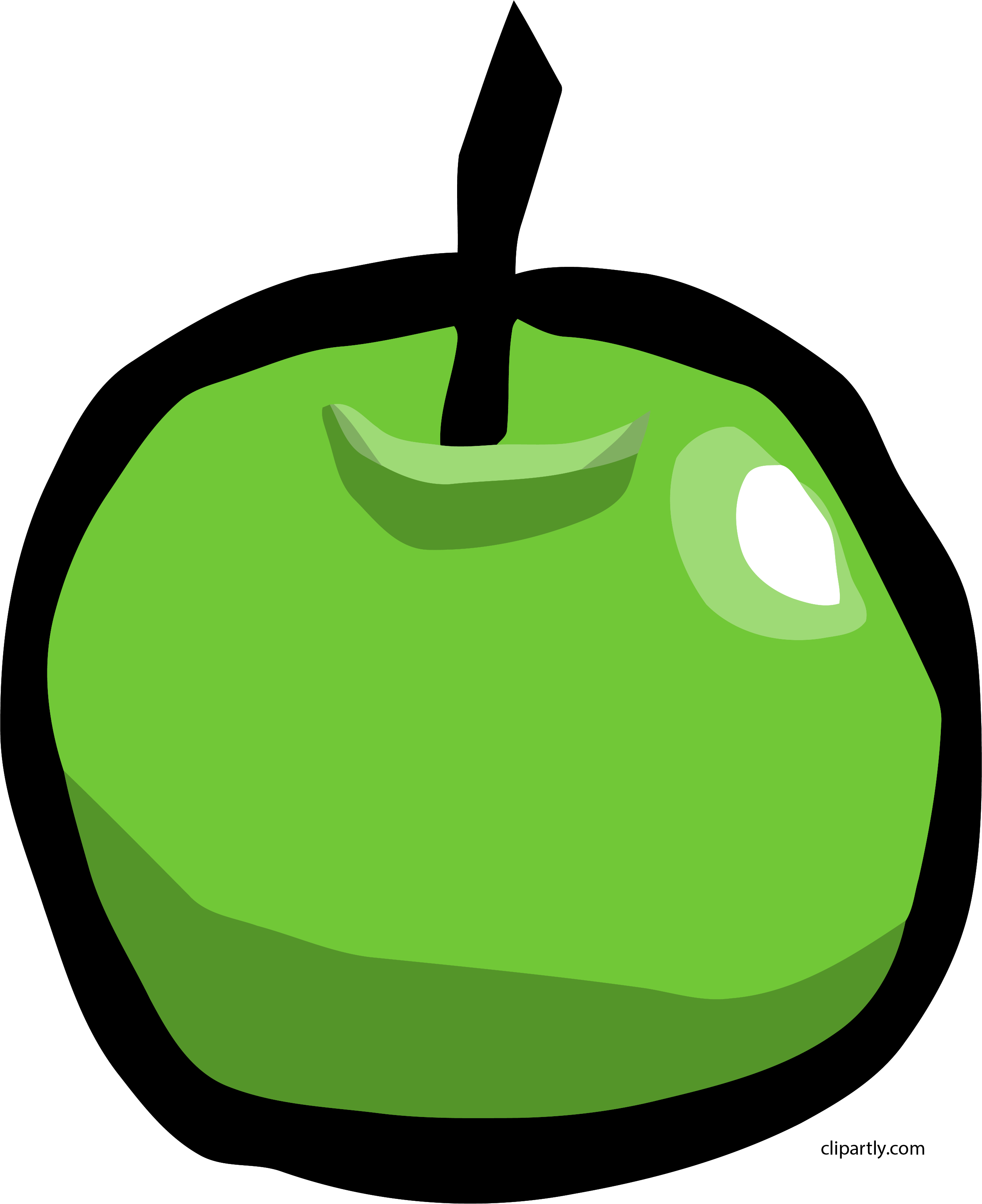 Transparent Delicious Clipart - Cartoon Apple - Png Download - Full ...