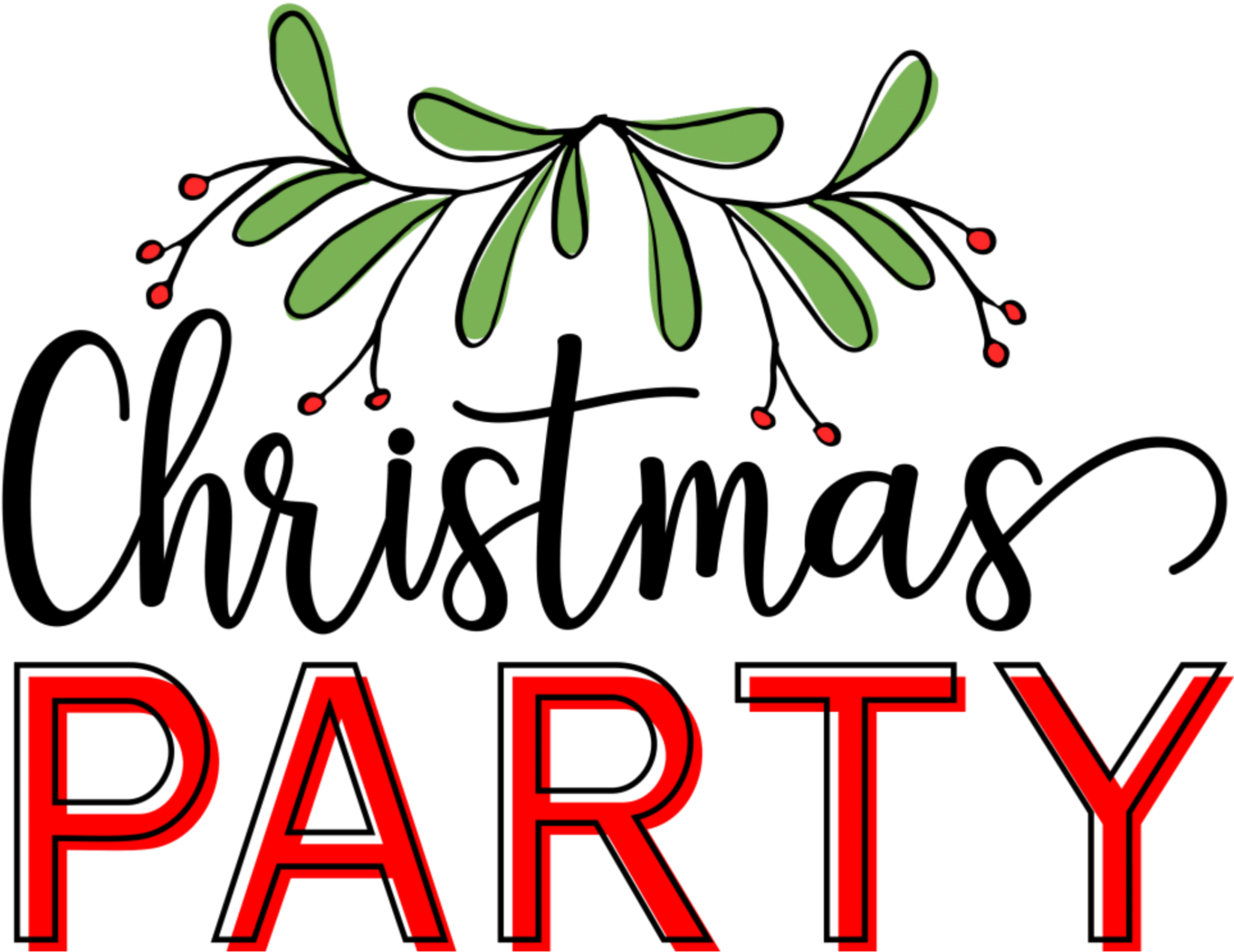 Download Transparent Christmas Party Clip Art - Christmas Party Png ...