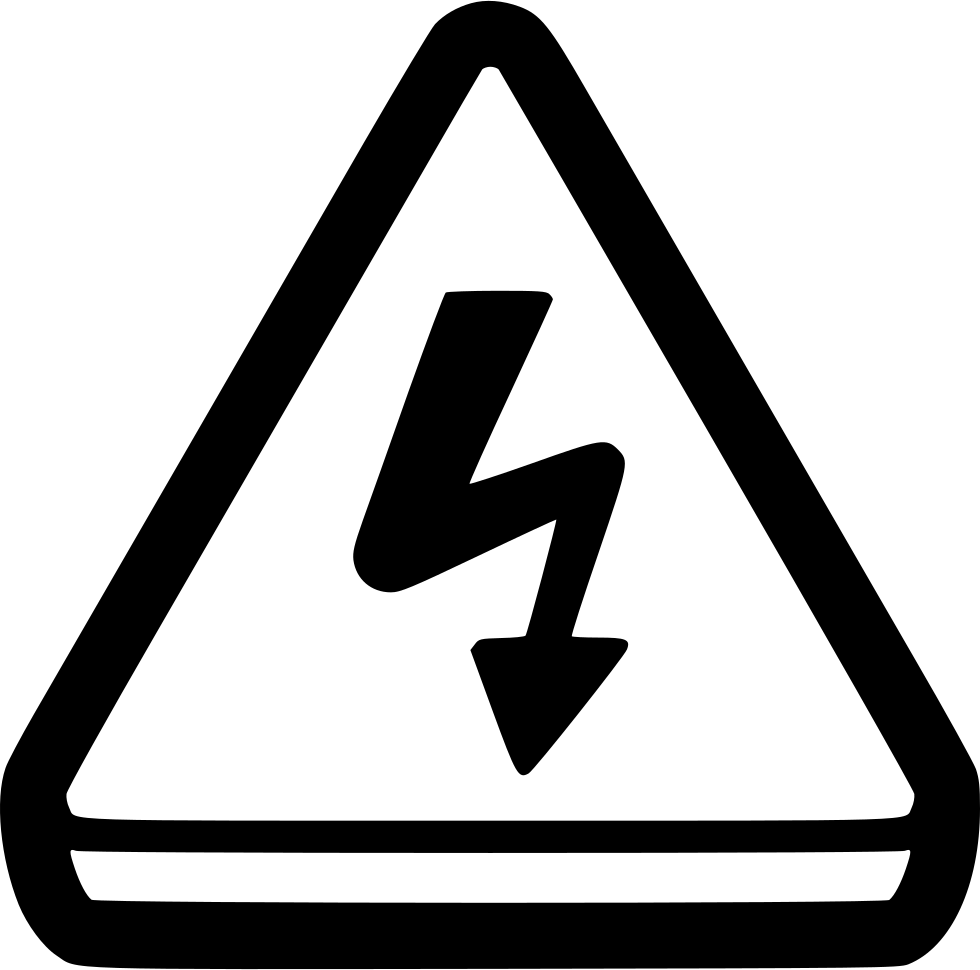 Portable Icons Electricity Alart Sign Computer Electrical - Clipart ...