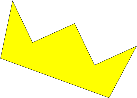 Crooked Crown Cliparts - Triangle - Png Download - Full Size Clipart ...