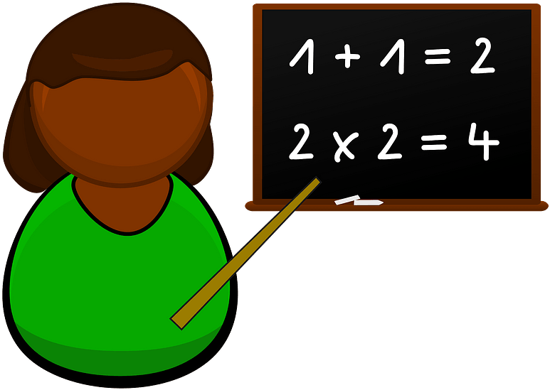 Teacher Clipart - Math Teacher Clipart - Png Download - Full Size ...