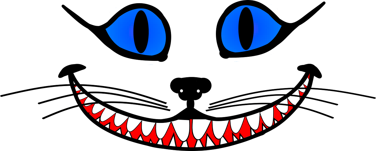 Cheshire Cat Smile Png Clipart - Full Size Clipart (#5393786) - PinClipart