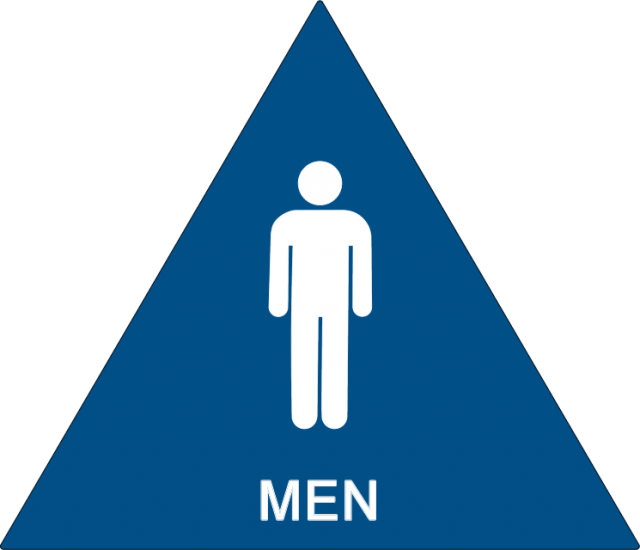 Ca Title 24 Men"s Ada Restroom Signs - Mens Restroom Sign Clipart ...
