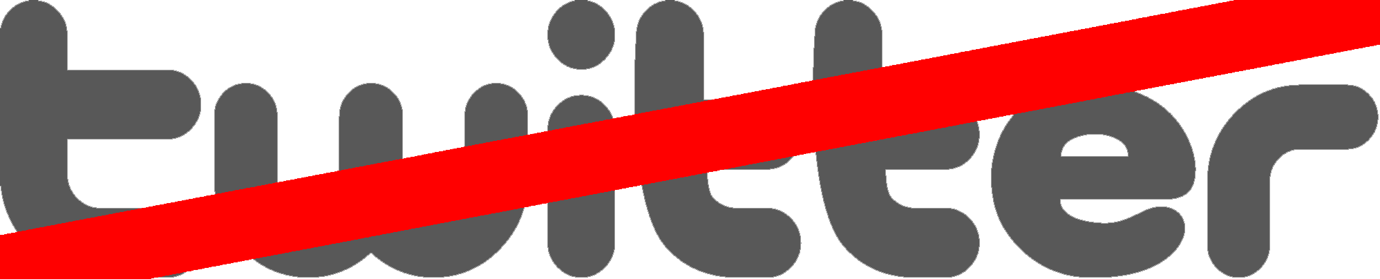 No Twitter - Twitter - Twitter Clipart - Full Size Clipart (#5394481 ...