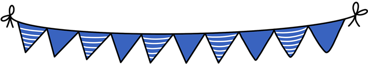 Blue Party Banner Png Clipart - Full Size Clipart (#5394666) - PinClipart