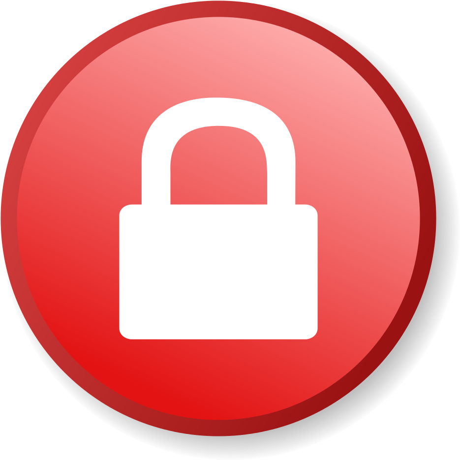 Ambox Padlock Red - Padlock Red Clipart - Full Size Clipart (#5394722 ...